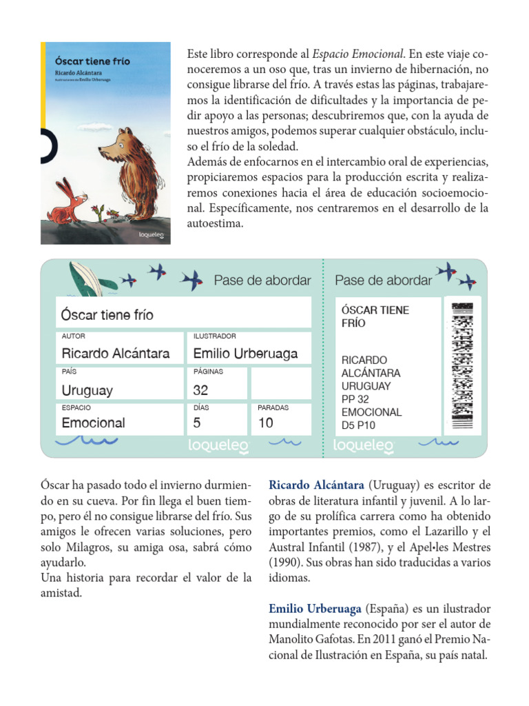 Oscar Tiene Frio | PDF | Estudios de idiomas extranjeros