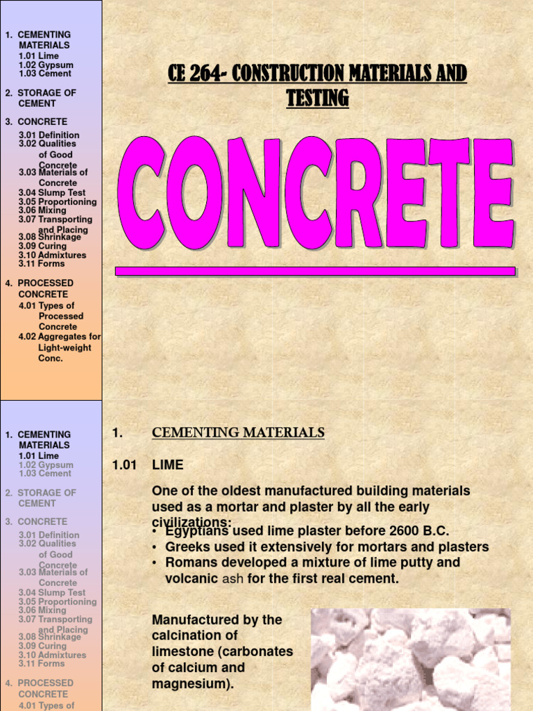 03a Concrete | PDF