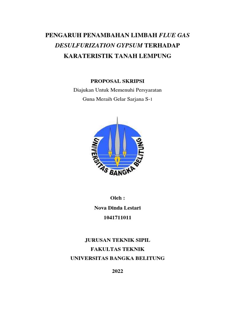 Pengaruh FGD Gypsum pada Tanah | PDF | Seni | Sains & Matematika