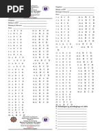 100 Multiple Choice Bubble Sheet | PDF | Test (Assessment) | Pedagogy