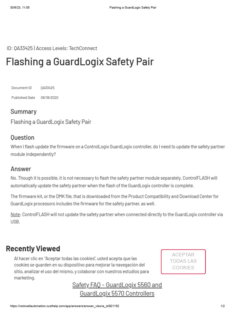 Flashing A GuardLogix Safety Pair | PDF | Http Cookie | Computer Science