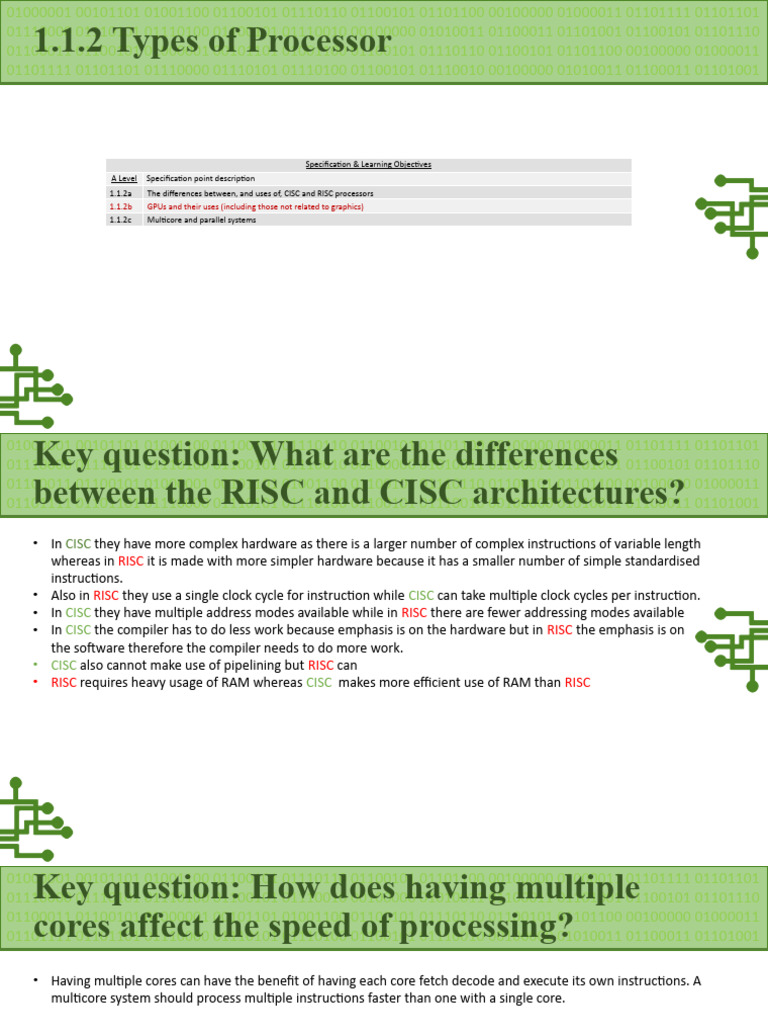 SLR 2 Types of Processor | Download Free PDF | Central Processing Unit | Multi Core Processor