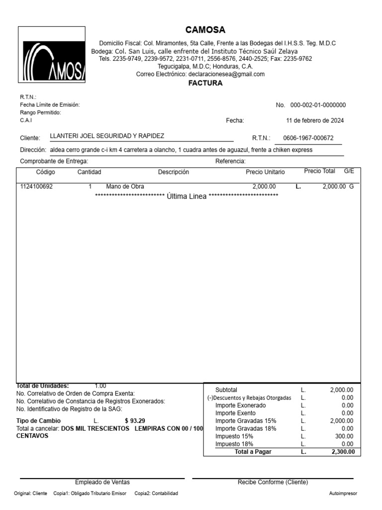 CAMOSA | PDF | Economias