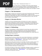 How To Write Chapter 2 in Thesis | PDF | Thesis | Data