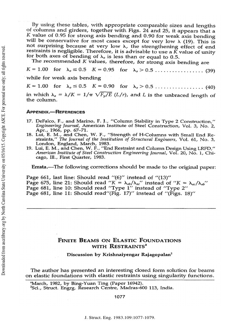 Asce Discussion 4 | Download Free PDF | Structural Analysis | Finite Element Method
