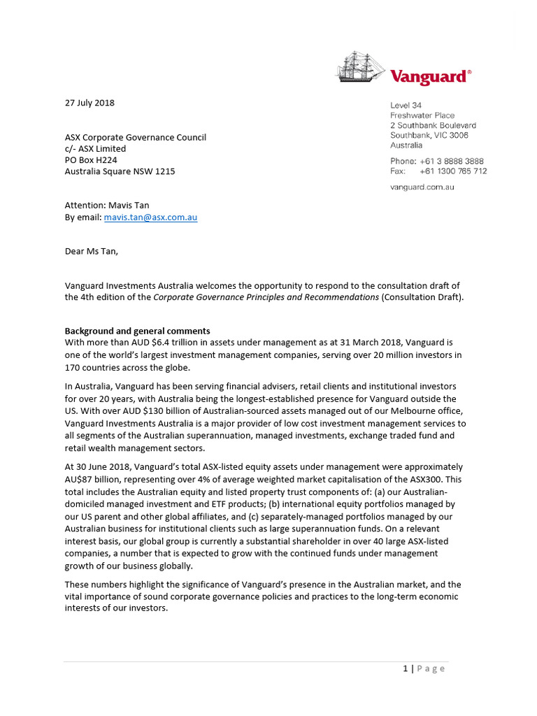 Vanguard | PDF | The Vanguard Group | Investments & Securities