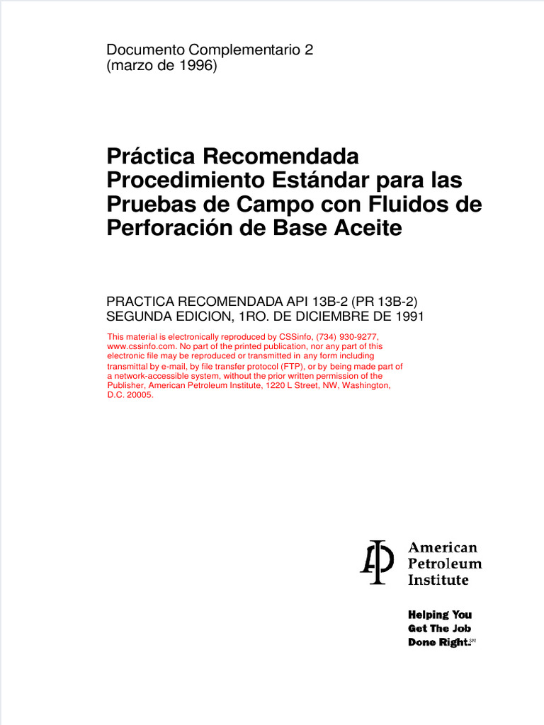 Pdfslide - Tips - Api 13b2 Spanish | PDF | Humedad | sal