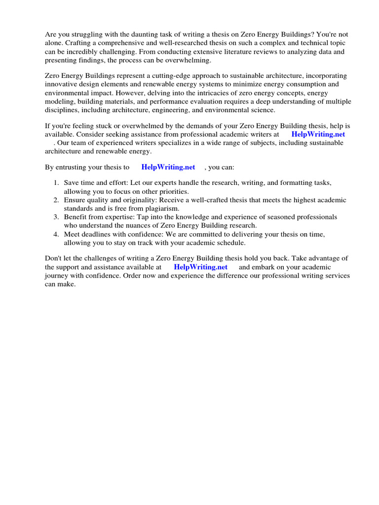 Zero Energy Building Thesis | PDF | Building Insulation | Efficient Energy Use