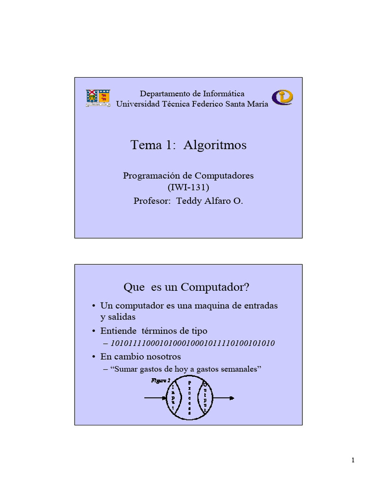 Tema1 Algoritmos | PDF | Algoritmos | Programa de computadora