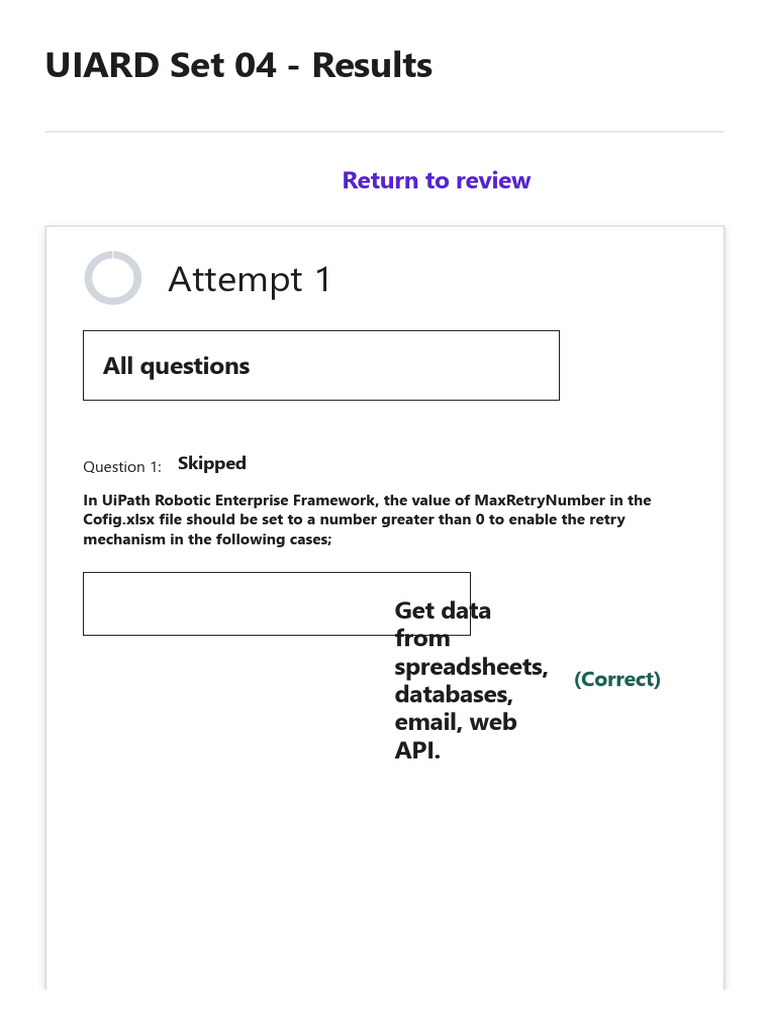 4 - UiPath Advance Certification UIARD Certification Latest - Udemy ...