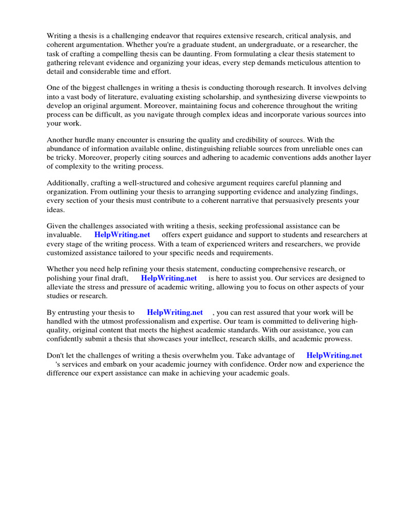 NHD Sample Thesis | PDF | Essays | Thesis