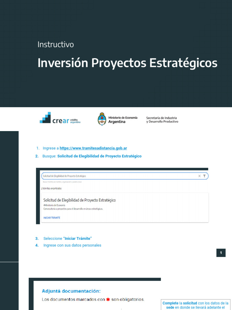 Crear Inversion Proyectos Estrategicos | PDF | Mercado (economía ...