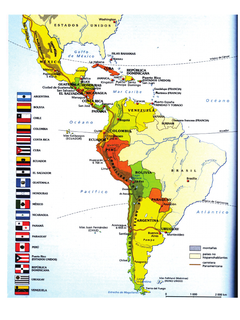 Mapa Latinoamérica | PDF