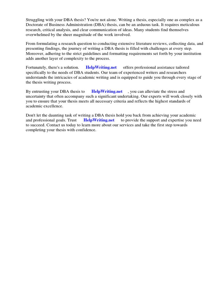 DBA Thesis Guidelines | Download Free PDF | Brand | Marketing