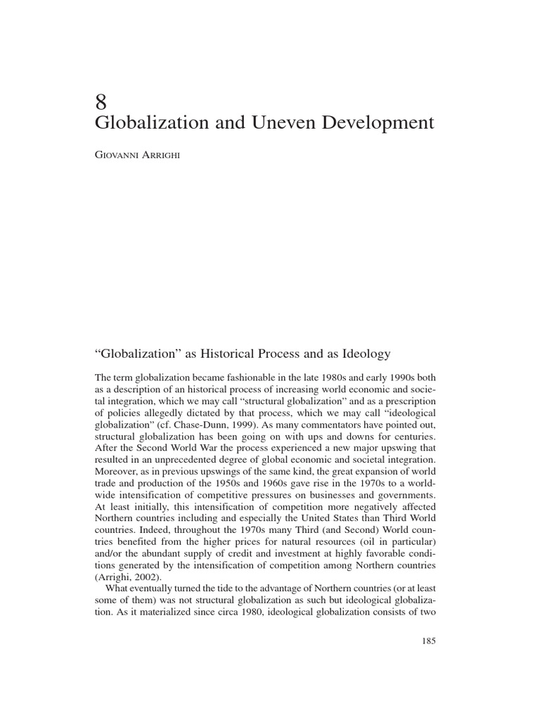 Globalization and Uneven Development | PDF
