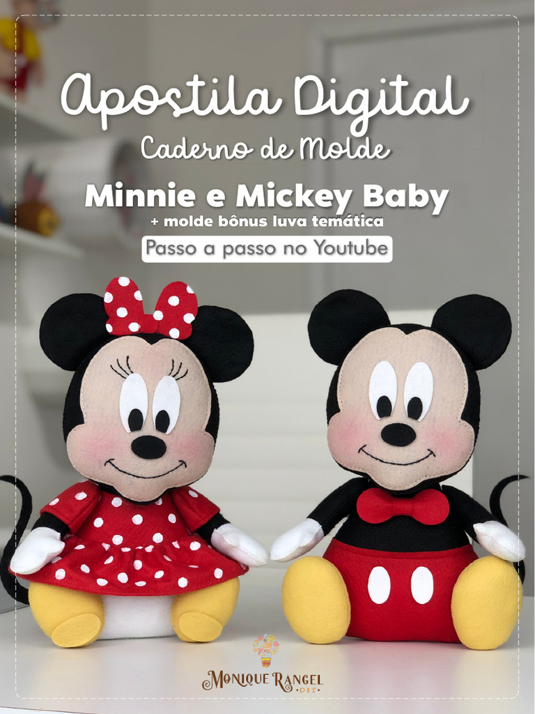 Molde Mickey e Minnie - Monique Rangel | PDF