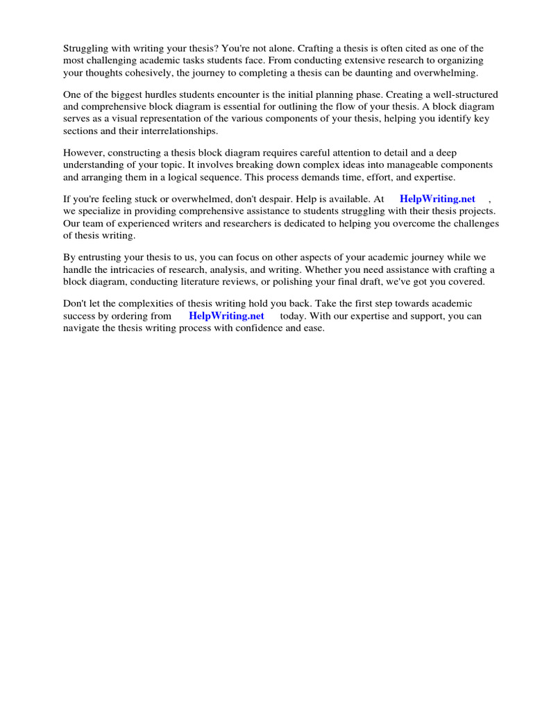 Thesis Block Diagram | PDF | Computing