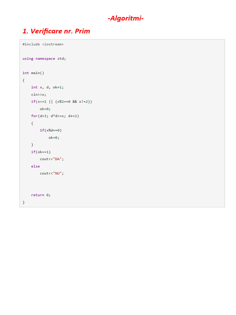 LISTA DE Algoritmi | PDF