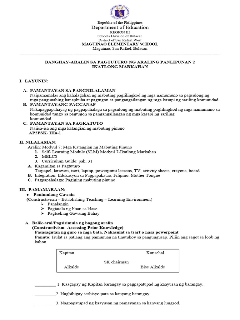 COT AP2 FIrst Quarter 2023 2024 2 | PDF