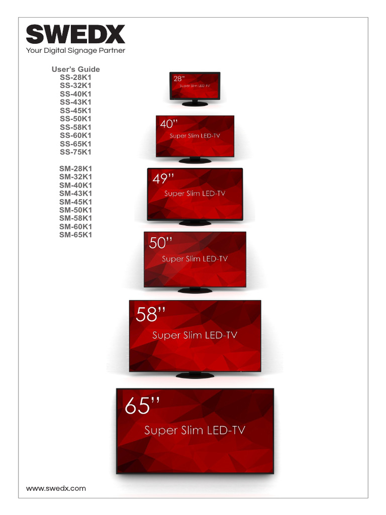 Swedx Ug Ss SM k1 en | PDF