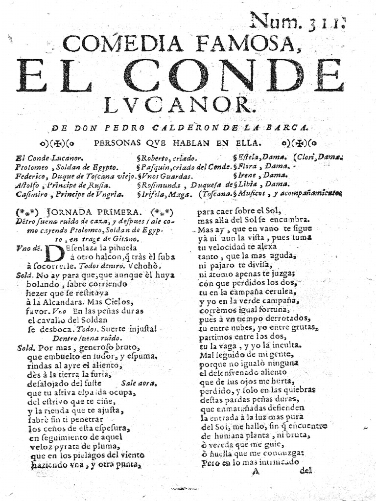 El Conde Lucanor | PDF