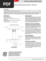 Fire Damper Model 0160 Manual | PDF | Duct (Flow) | Drywall