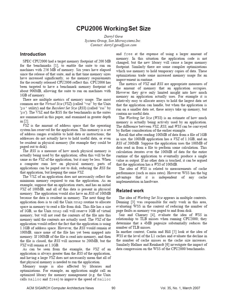 Spec WSS | PDF | Association For Computing Machinery