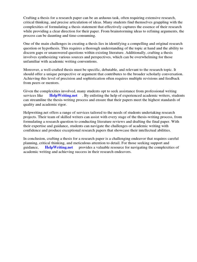 Mastering Thesis Statement Creation | PDF | Thesis | Essays