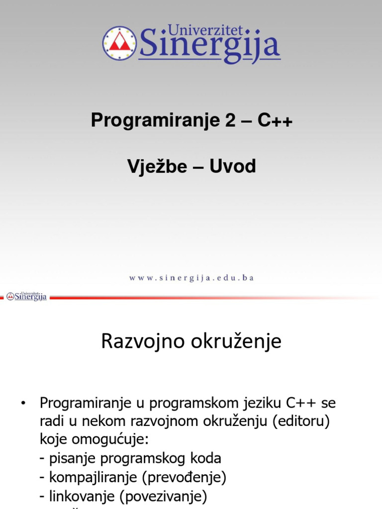 01 - P2 - Vjezbe 1 | PDF