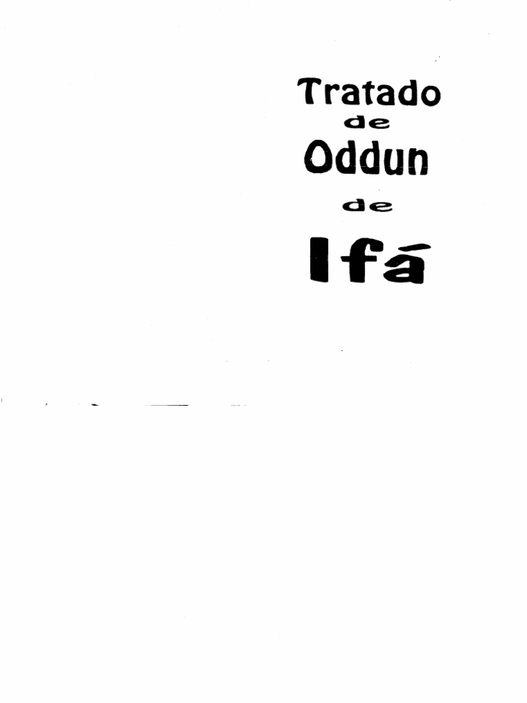 Tratado Oddun de Ifa | PDF