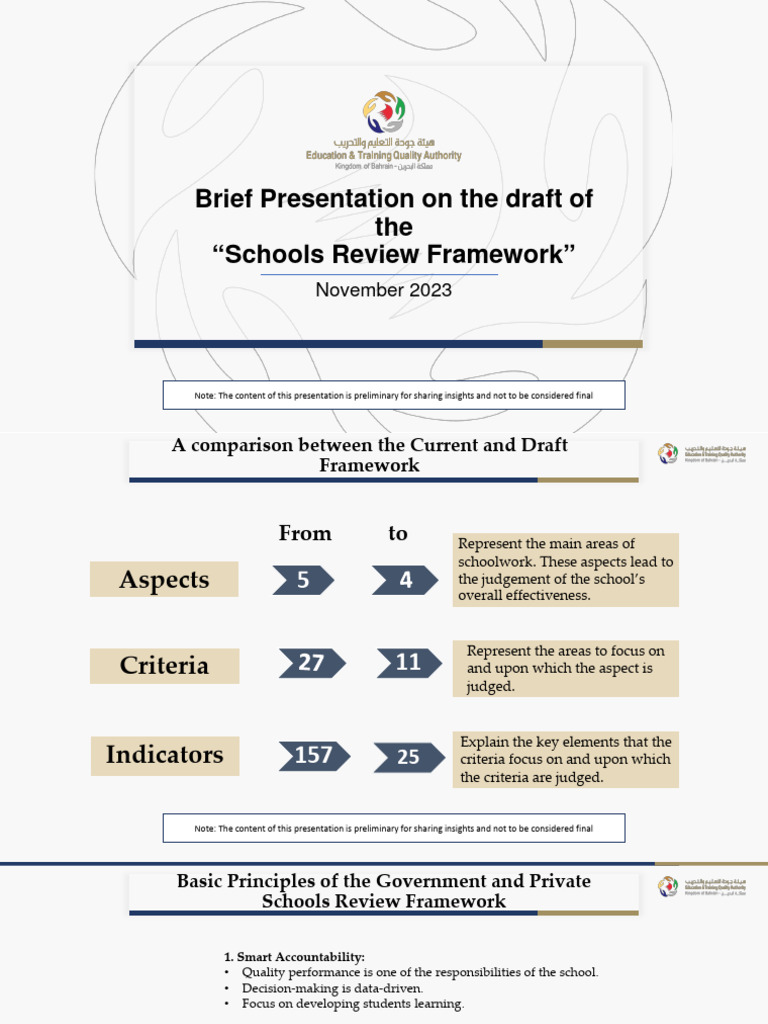 Brief Presentation On The Draft of The Schools Rev - 240227 - 135928 ...