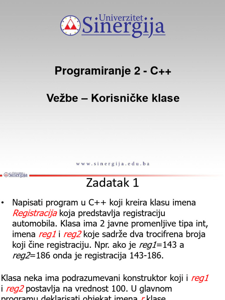 09 - P2 - Vjezbe 9 | PDF