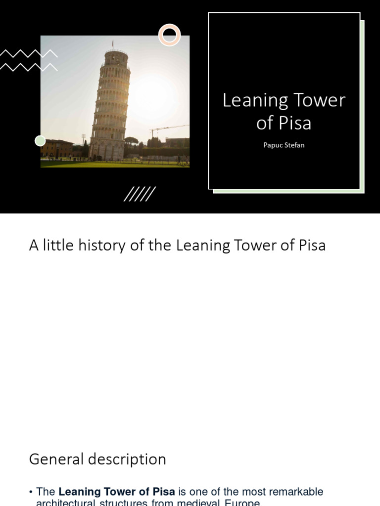 The Leaning Tower of Pisa | PDF | Travel