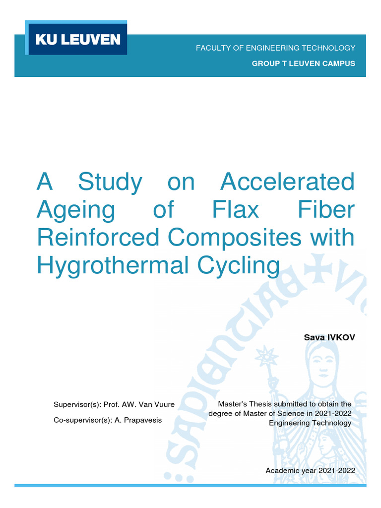 Thesis Text Sava Ivkov r0598246 Final | PDF | Composite Material | Materials