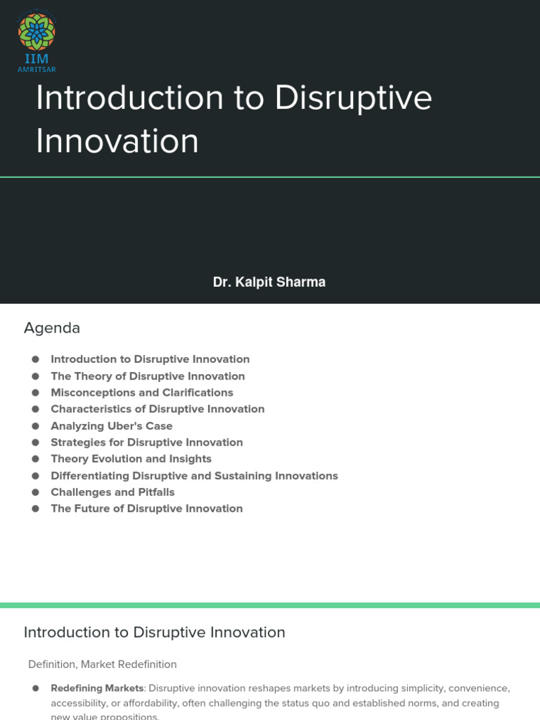 Disruptive Innovation | PDF | Disruptive Innovation | Innovation