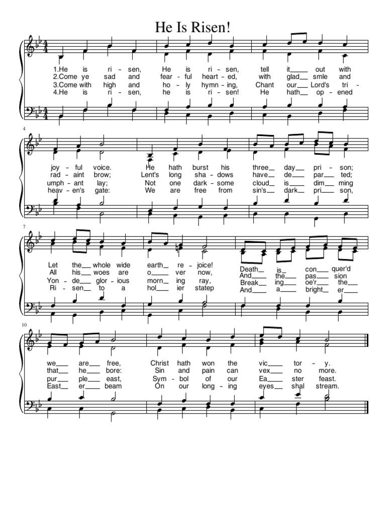 He Is Risen | PDF