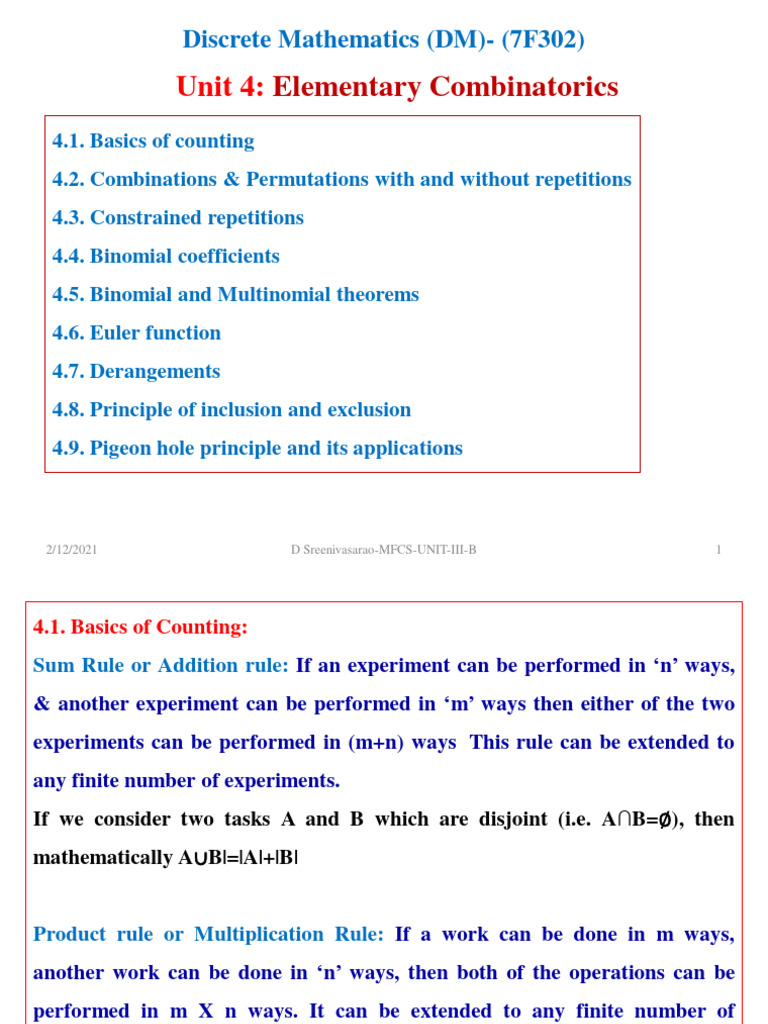 UNIT - 4.dm | PDF | Numbers | Mathematics