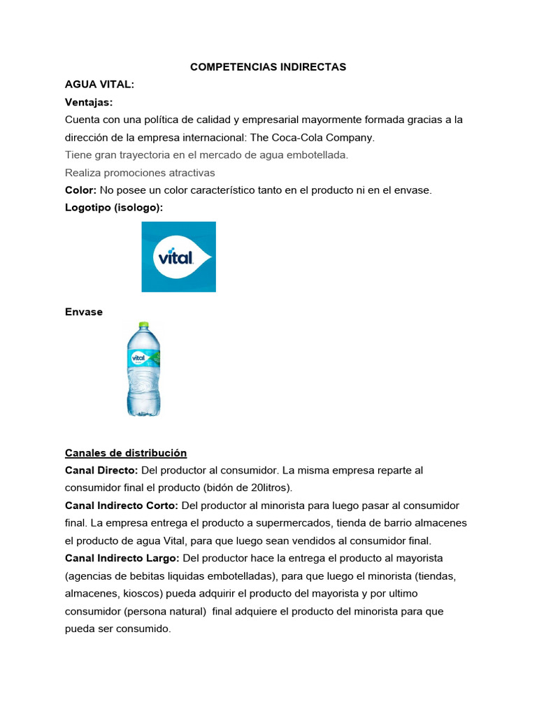 Competencia Indirecta | PDF | Al por menor | Los consumidores