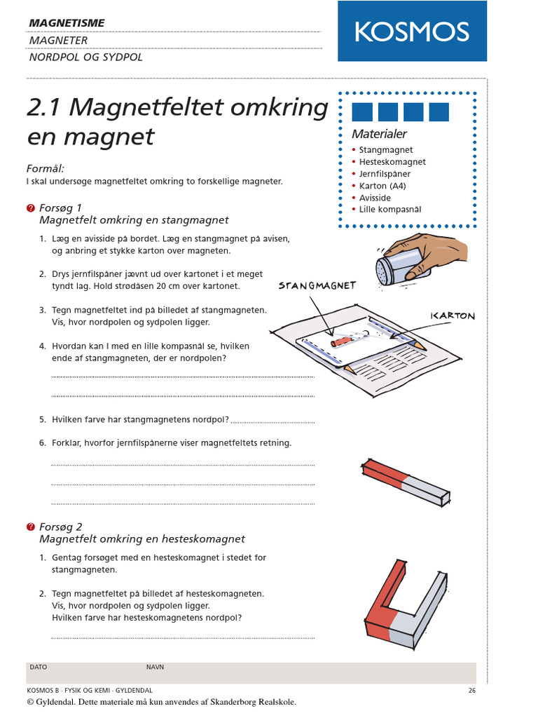 Kapitel 6a. Magnetisme | PDF