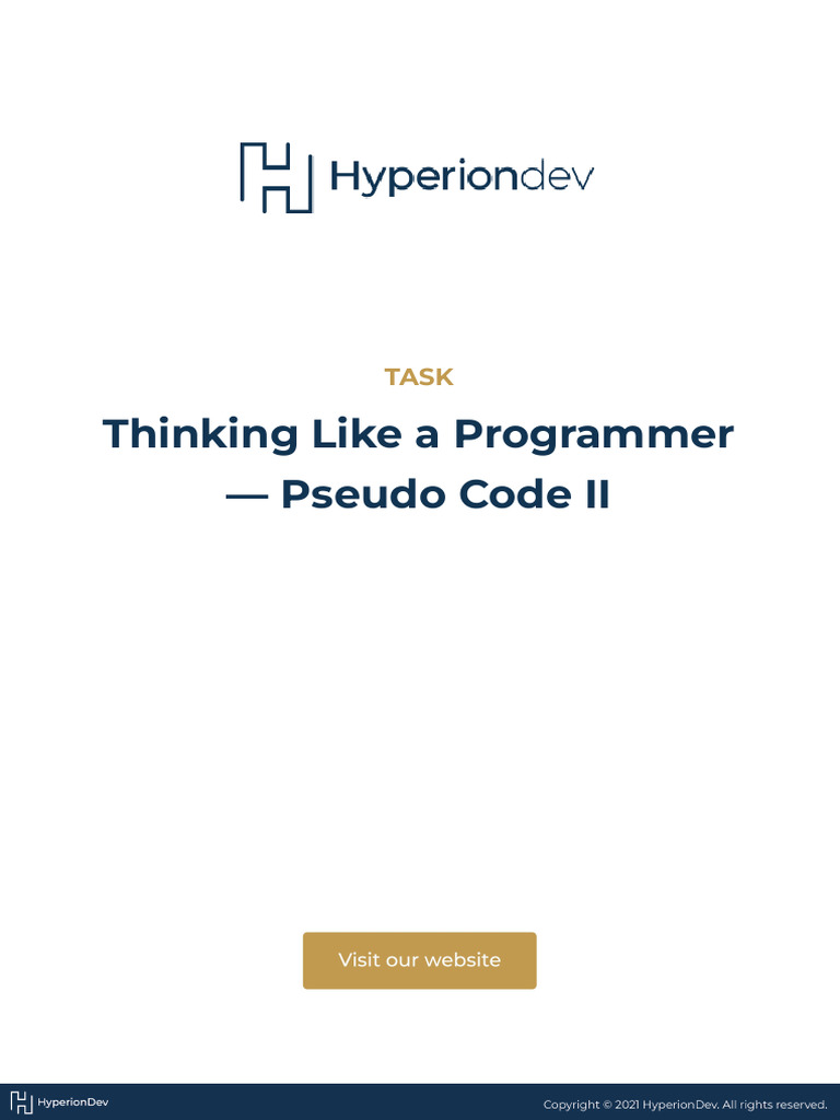 Pseudo Code Algorithms Guide | PDF | Algorithms | Computer Programming