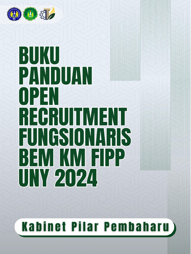 Buku PaRe Oprec Fungsionaris BEM KM FIPP UNY 2024 | PDF | Bisnis | Ilmu Sosial
