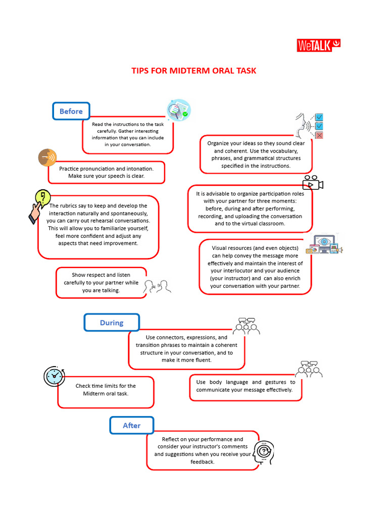 Midterm Oral Task Preparation Tips | PDF | Learning | Cognitive Science