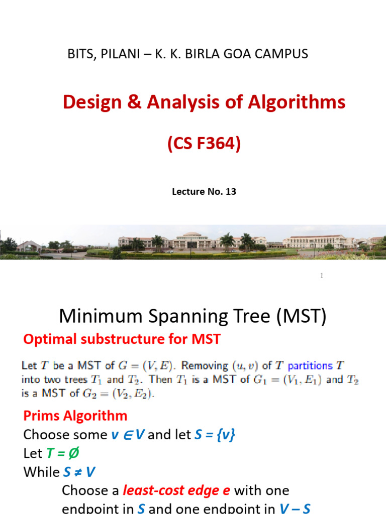 Lecture 13 | PDF | Mathematical Proof | Algorithms And Data Structures