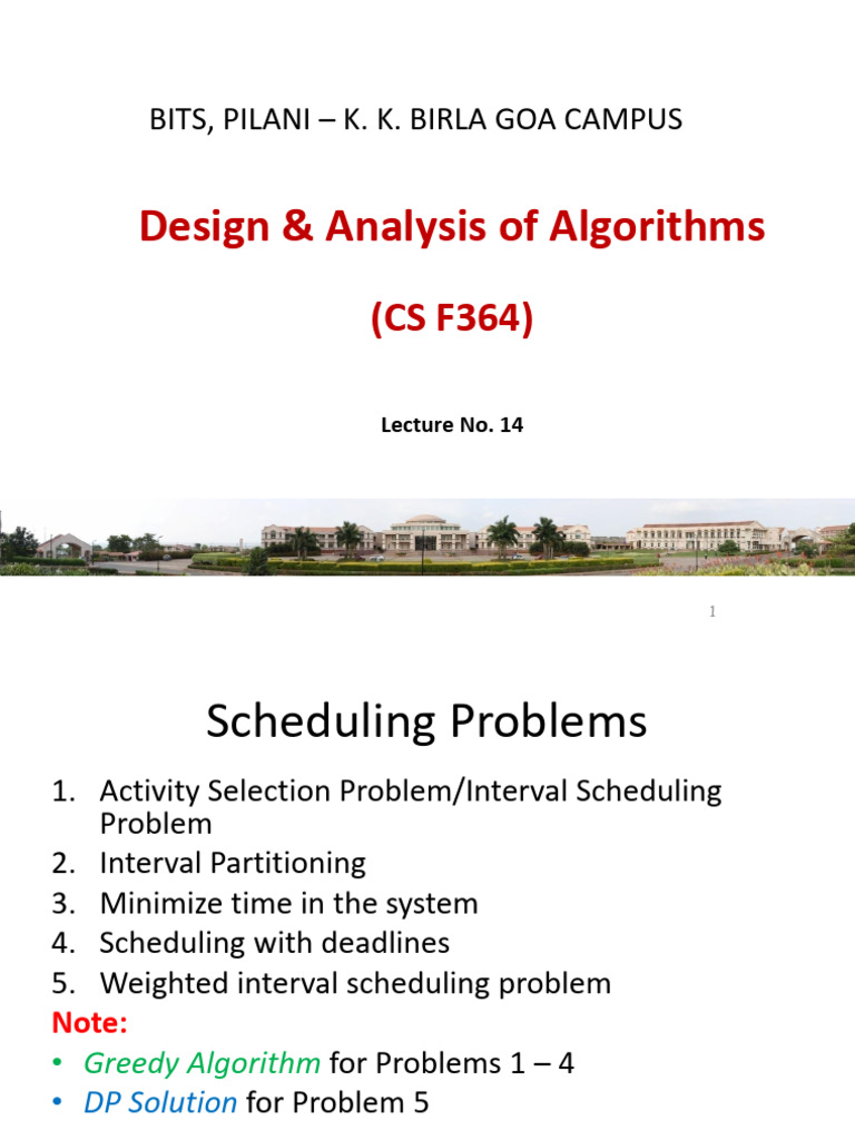 Lecture 14 Pdf Scheduling Computing Combinatorics 7815