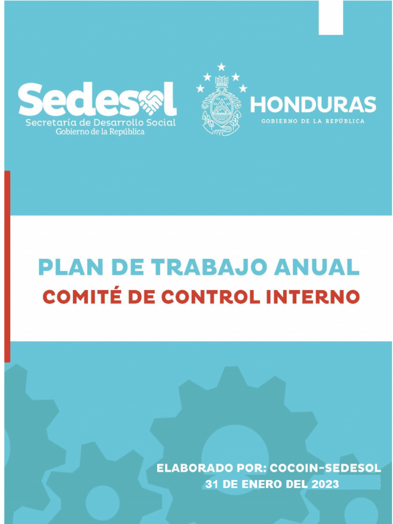 Formato-Plan-Anual-de-Trabajo 2023 - FIRMADO | PDF | Honduras | Pobreza