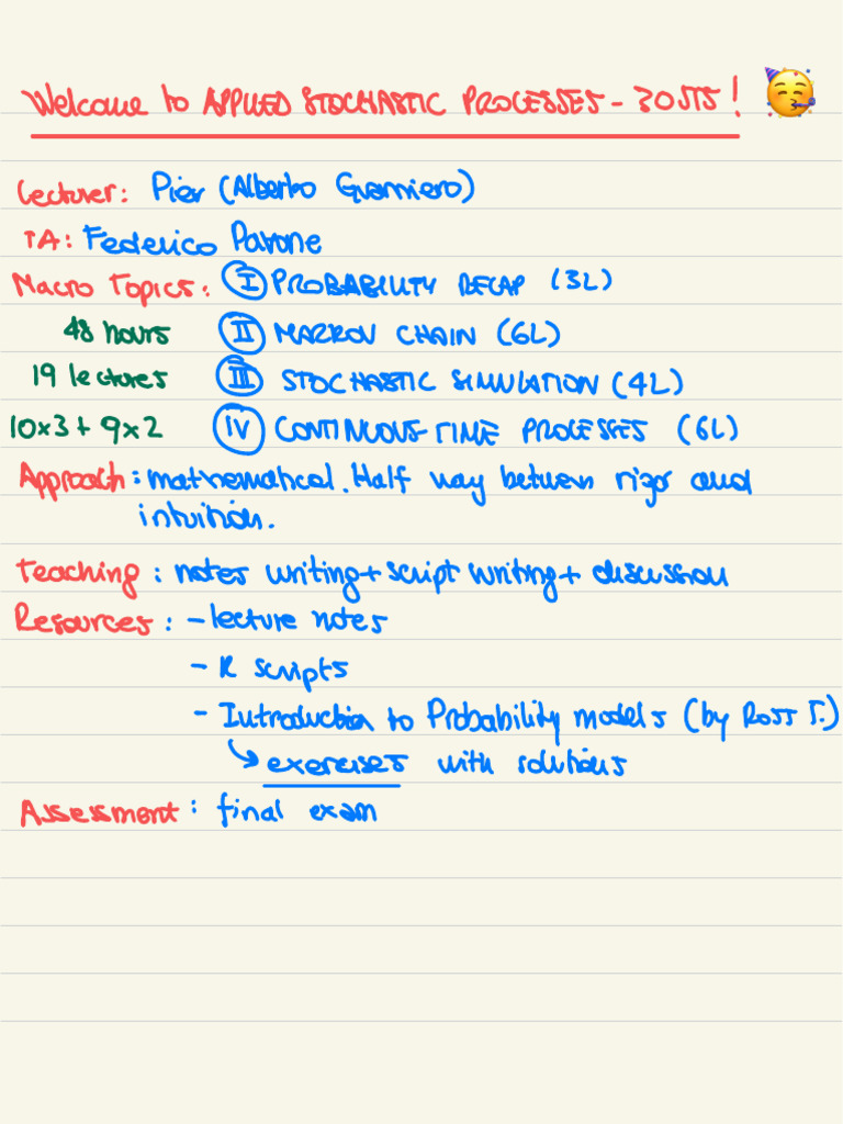 Lecture 1 Notes | PDF | Measure Theory | Science Lecture 1 Notes | PDF | Measure Theory | Science
