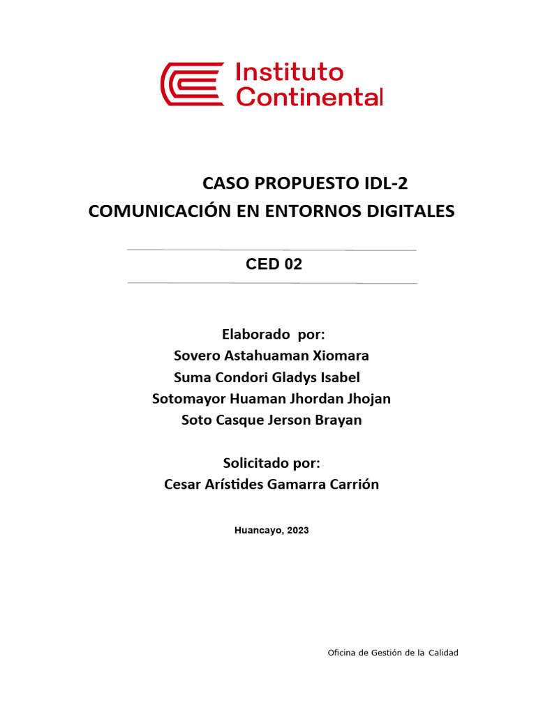 CPP2-IDL - 2 Entornos Digitales | PDF