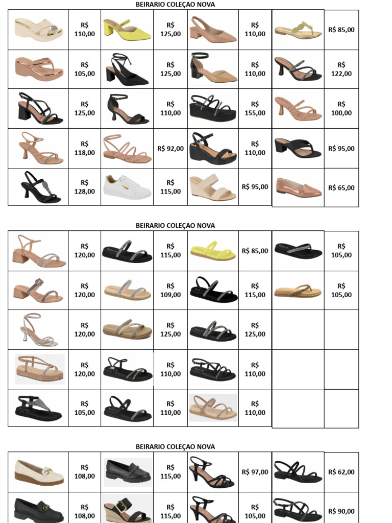 Tabela Nova Col | PDF