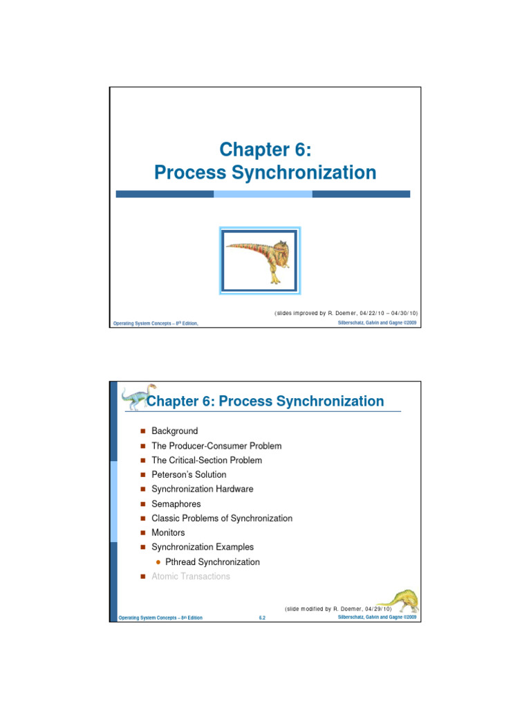 ch06 | PDF | Process (Computing) | Operating System Technology