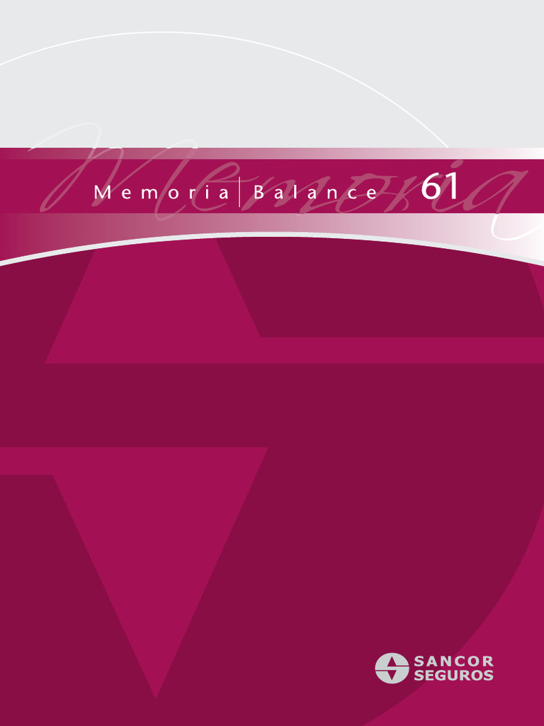 Memoria Balance Sancor Seguros 2006 2007 | PDF | Seguro | Reaseguro